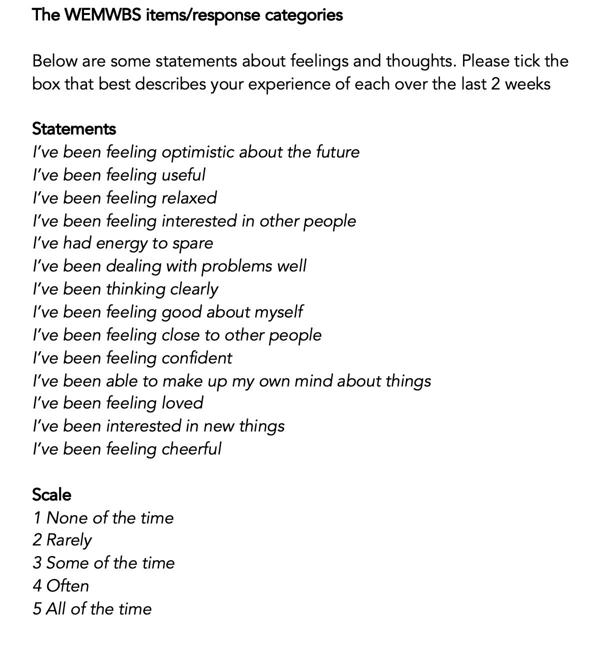 » Measuring mental wellbeing – looking back and moving forward